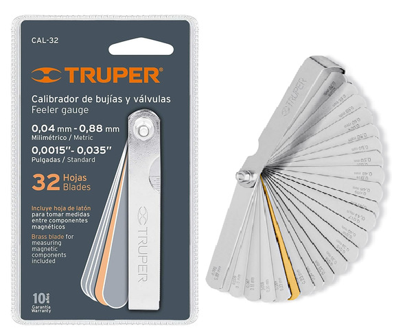 CALIBRADOR PARA BUJIAS 32 HOJAS 14397
